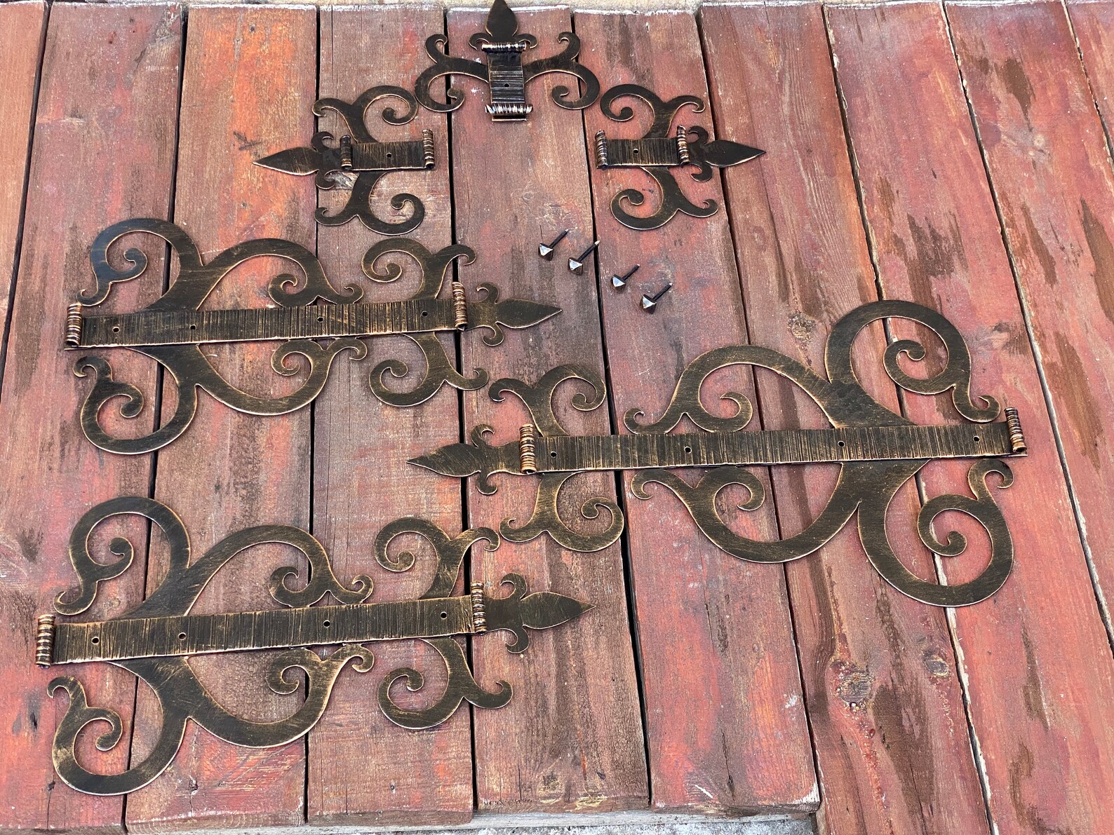 Hinge Medieval Rustic Window Grille Gate Strap Hinge - Etsy