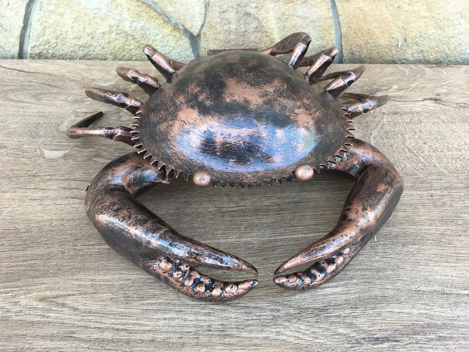 Wrought Iron Ashtray Metal Ashtray Blacksmith Ashtray Crab | Etsy