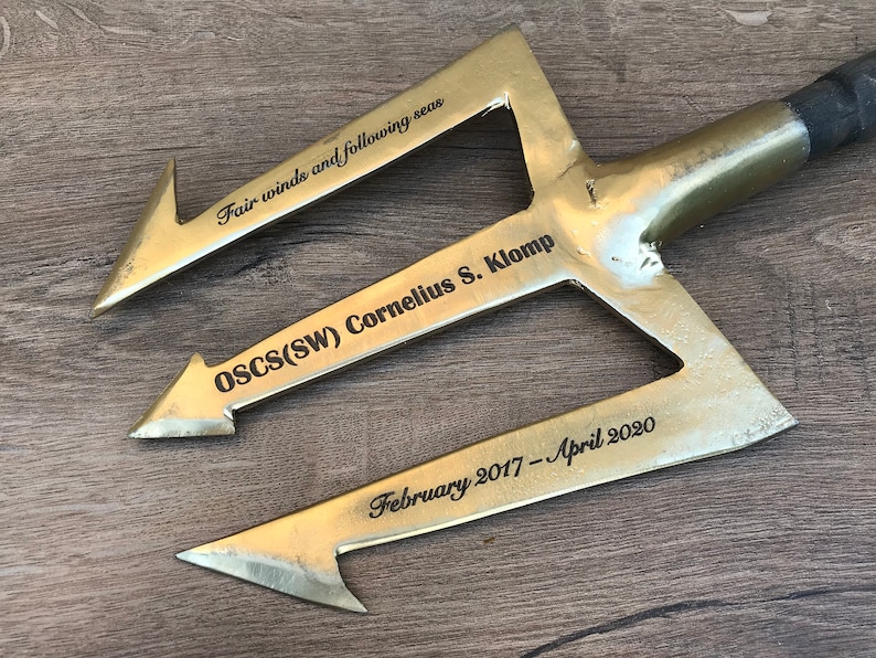 Cosplay Trident Engraved Trident Cosplay Weapon Custom - Etsy