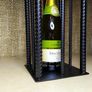 Bottle Holder, Loft Wine Rack, Steampunk Wine Rack, Loft Furniture ...