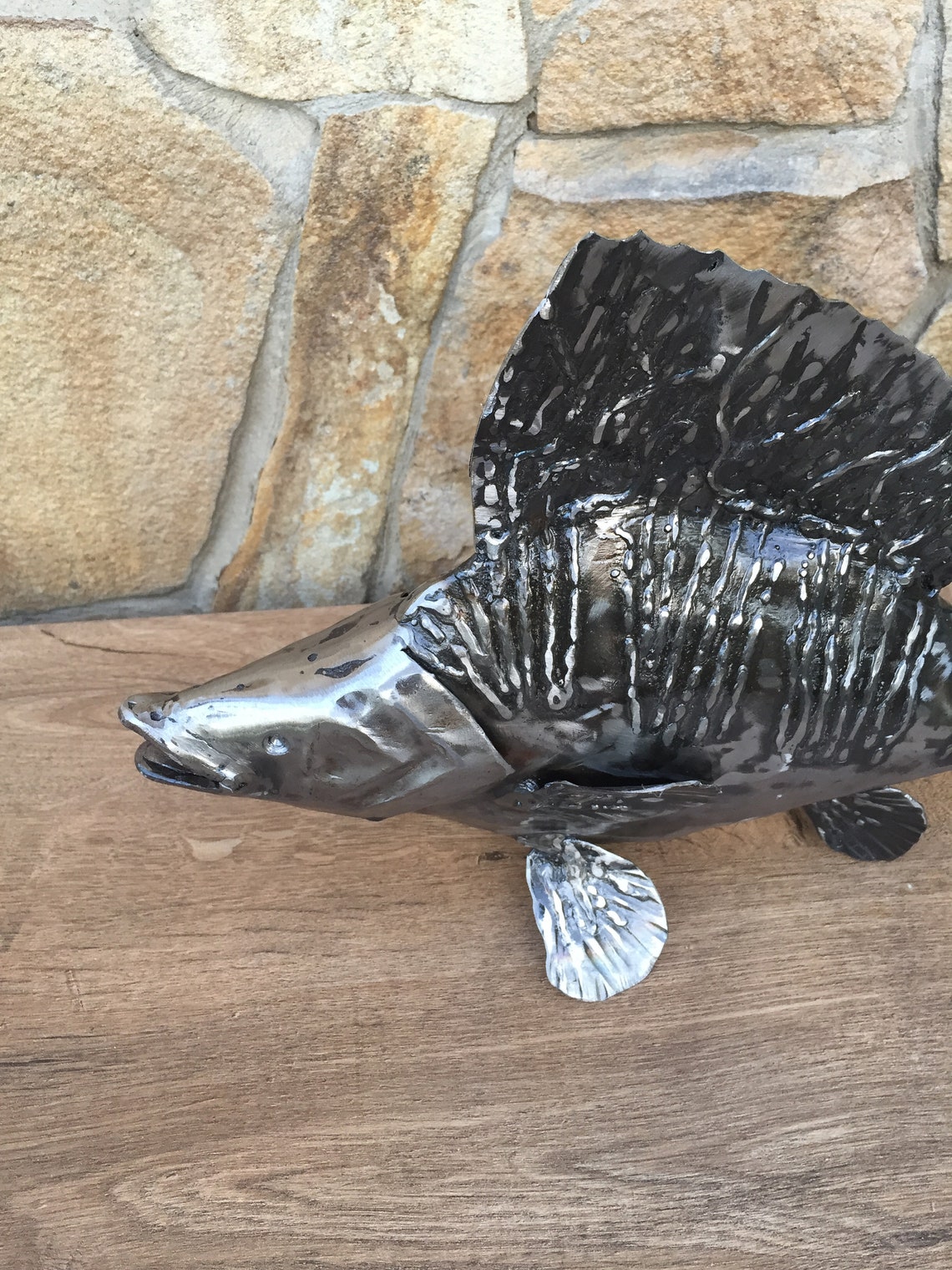 Metal Fish Hand Forged Fish Fish Artwork Custom Fish Fish - Etsy