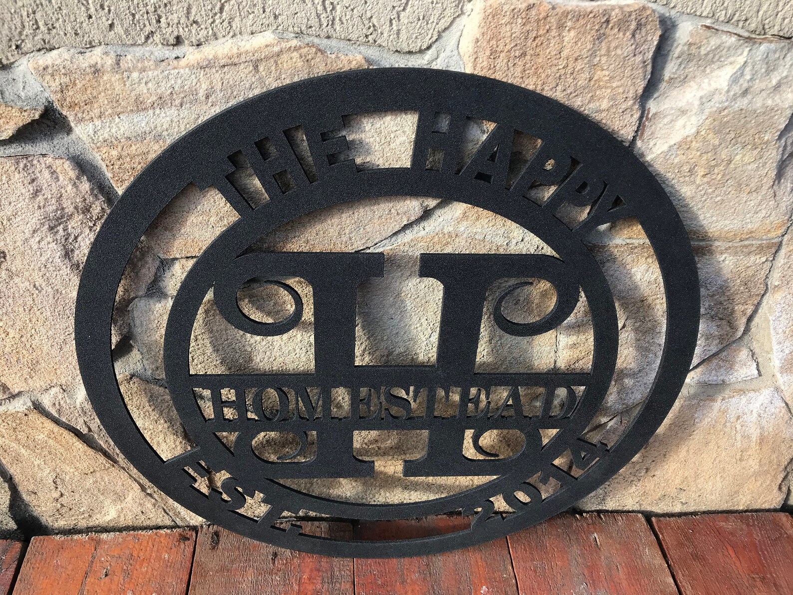 Monogram Sign Name Sign Family Established Family Monogram - Etsy