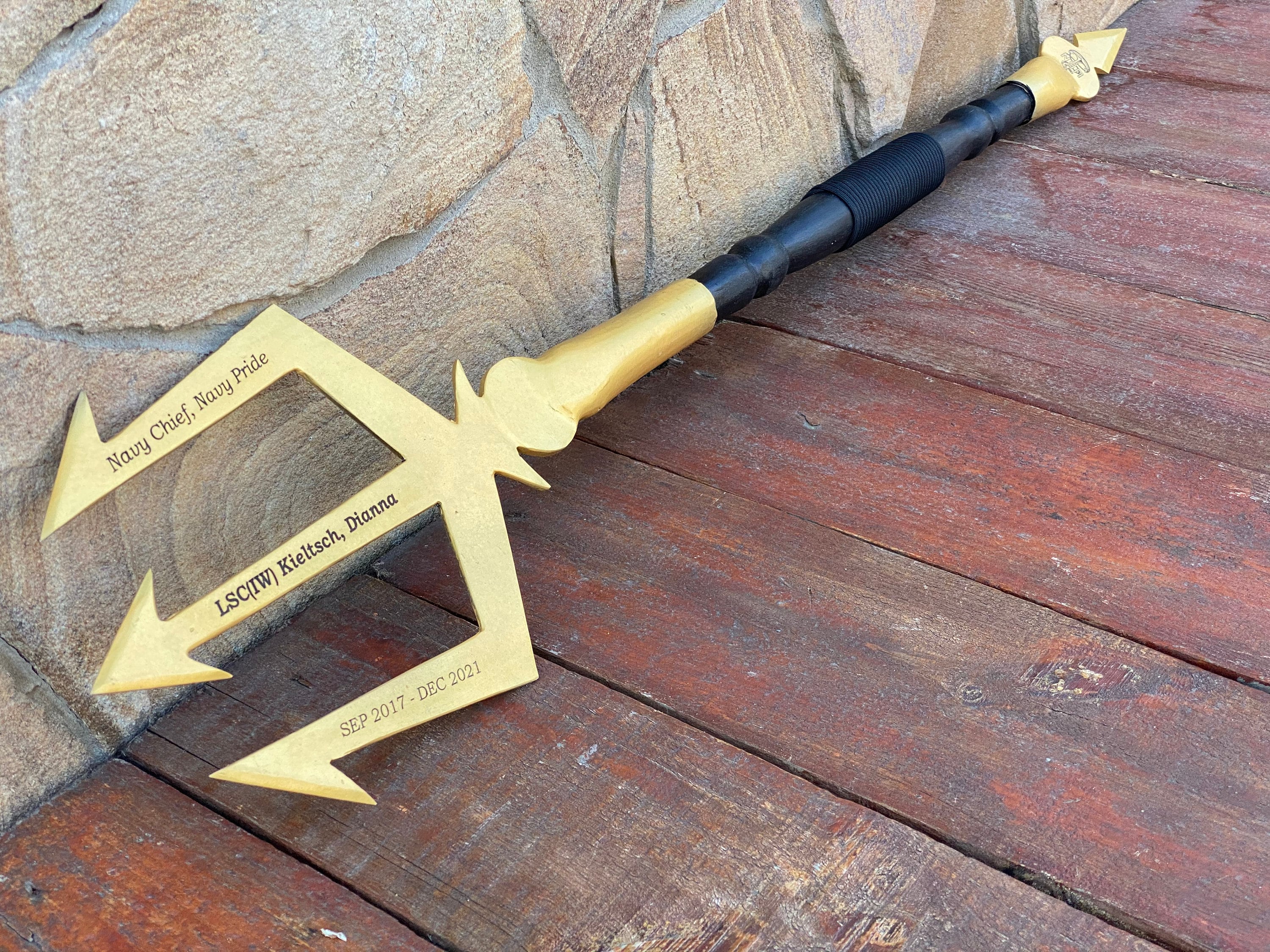 Engraved Trident, Custom Trident, Neptune Trident, Trident, Poseidon ...