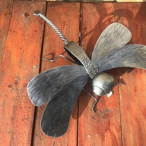 Hand Forged Dragonfly, Dragonfly, Iron Gift, Iron Anniversary, Insects ...