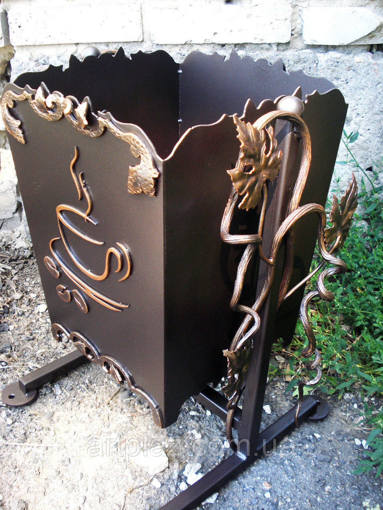 Garbage Can Coffee Bar Decor Garbage Bin Trash Can Trash - Etsy