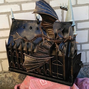 Castle Mailbox, Dragon, Post Box, Custom Mailbox, Mailbox Post, Mail ...