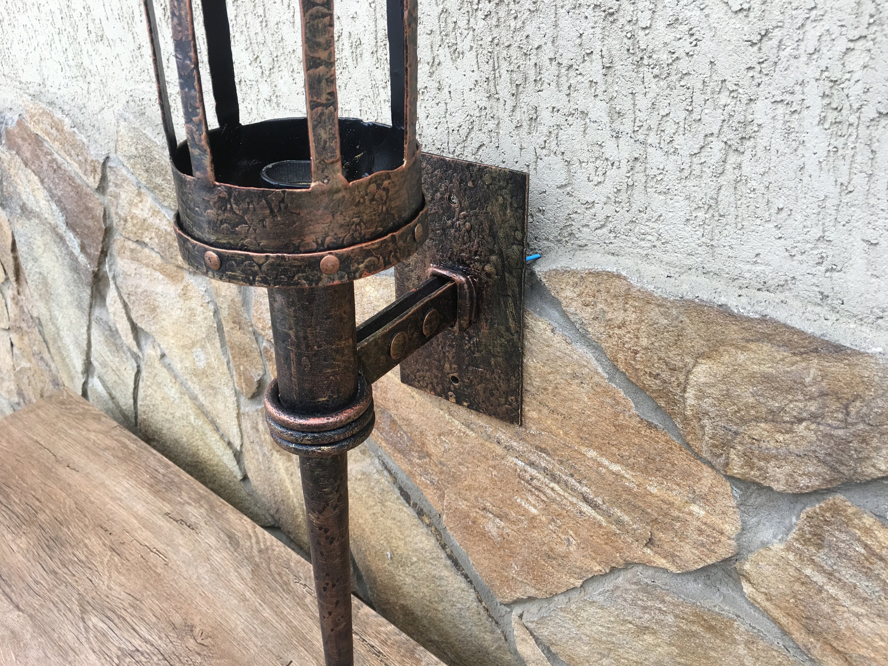 Wall Sconce Viking Lamp Viking Light Castle Light Medieval | Etsy