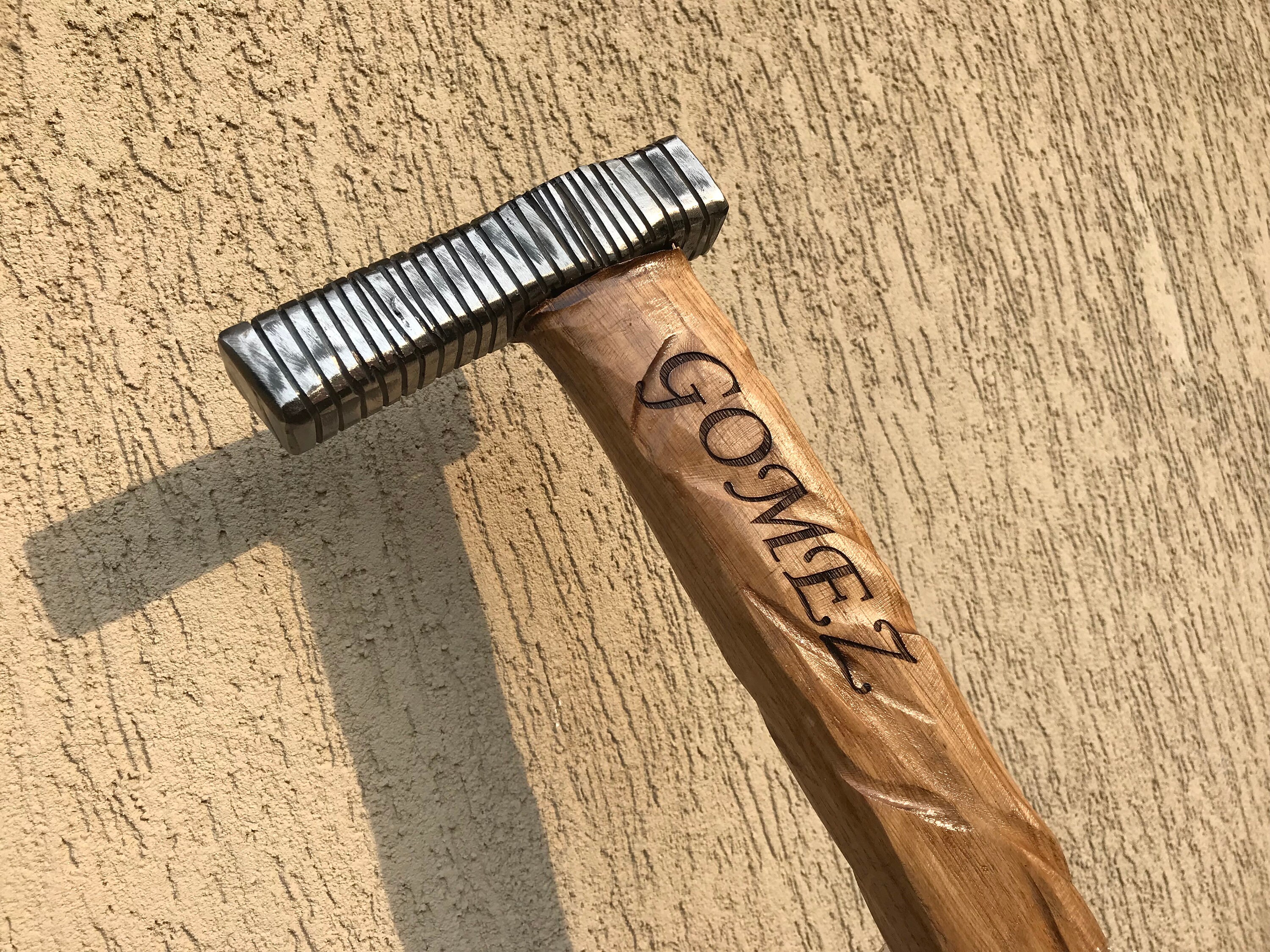 Hammerhead Cane Walking Cane Walking Stick Cane Hammer - Etsy