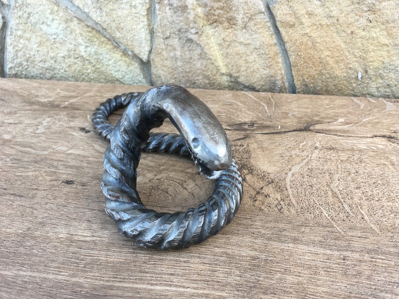 Iron Snake Hand Forged Snake Metal Snake Steel Snake Home | Etsy