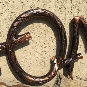 Iron Letters, Hand Forged Letters, Word Cutout, Last Name Cutout, Laser ...