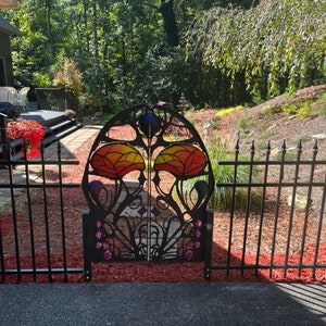 Fairy Gate, Garden Gate, Gate, Terrace, Balcony, Window, Fence, Railing ...