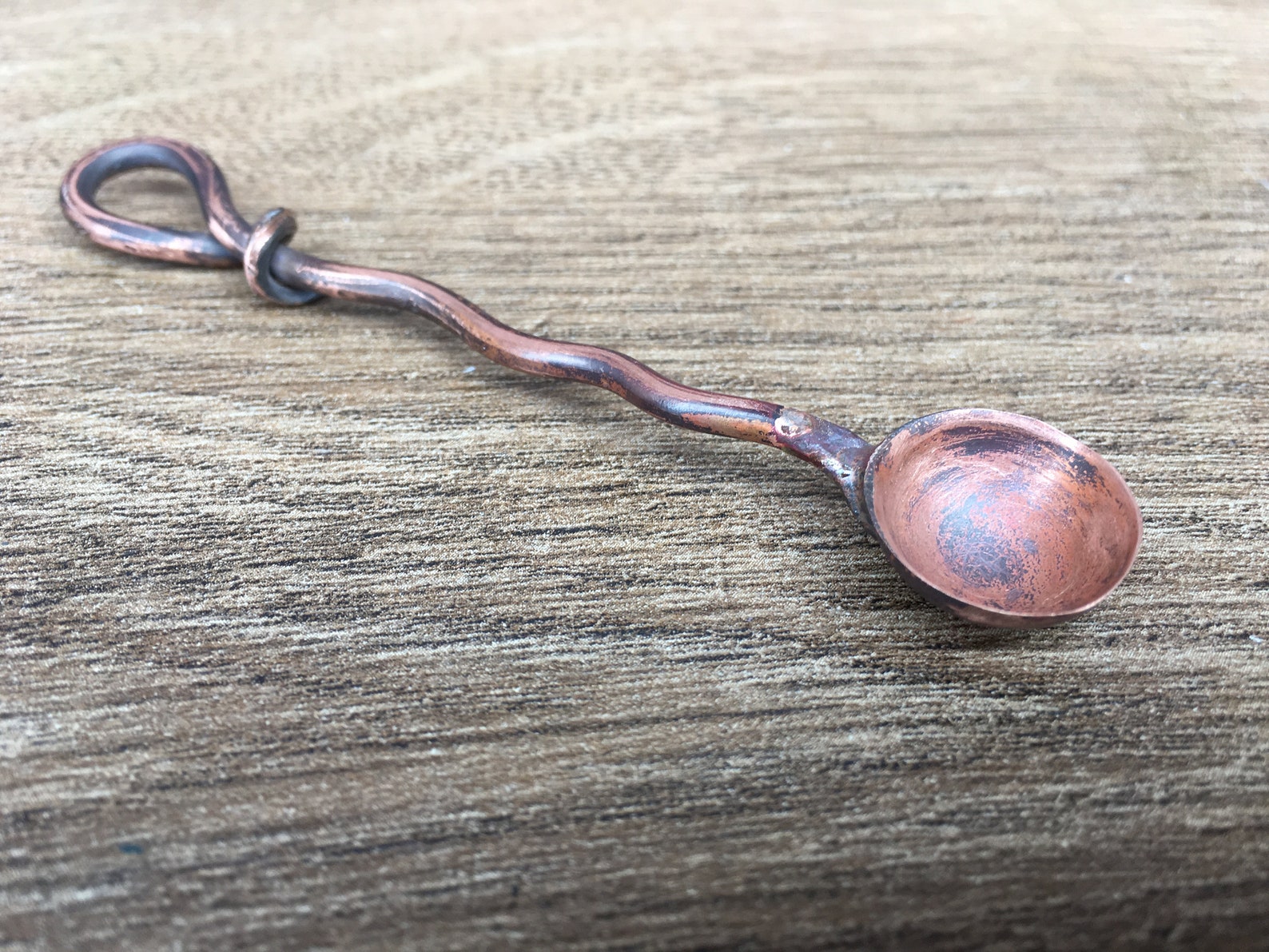 Copper Scoop, Mini Scoop, Salt Scoop, Spice Scoop, Dollhouse Kitchen ...