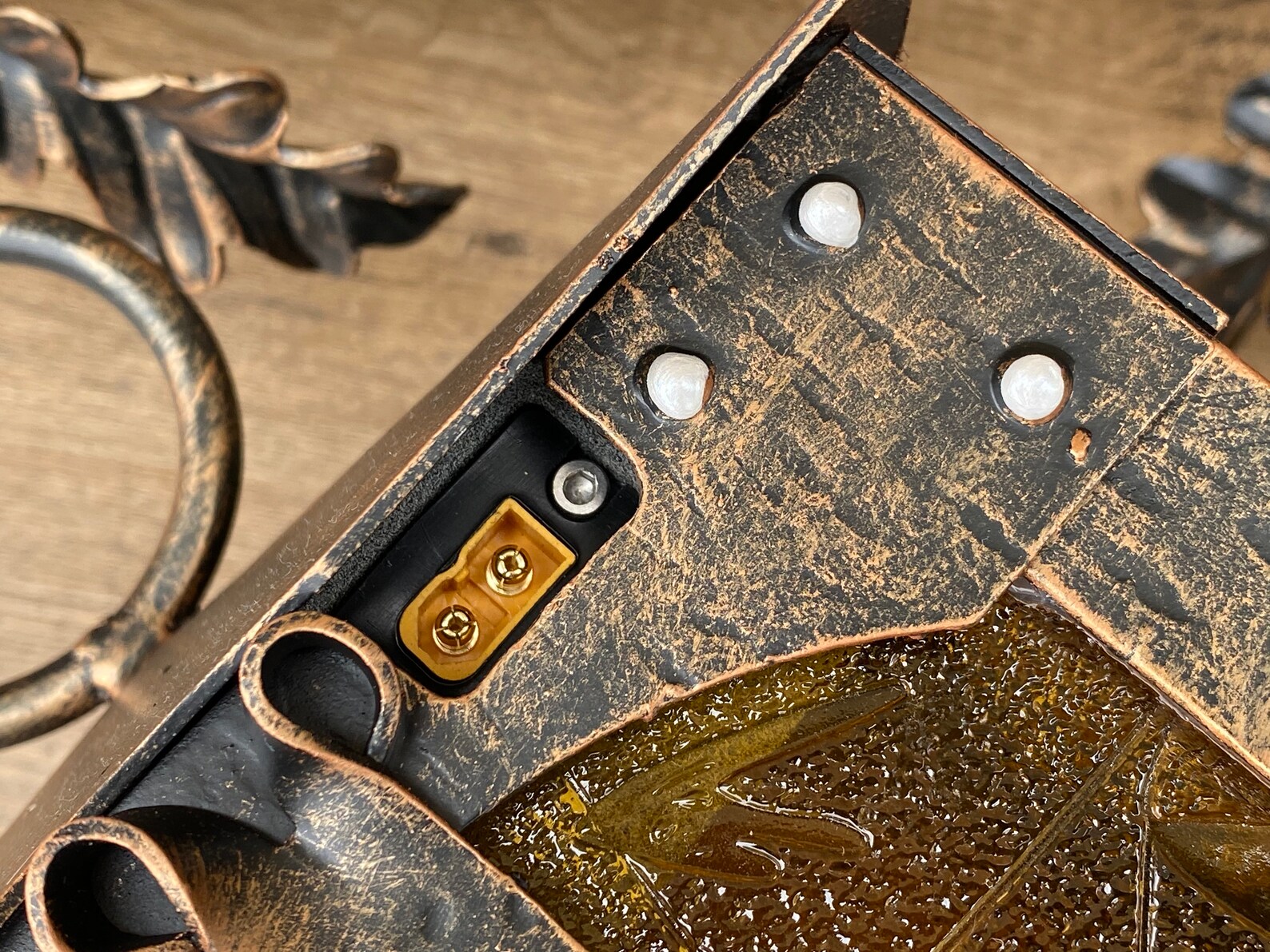 LED Lamp Solar Battery Wall Sconce Outdoor Sconce Outside | Etsy