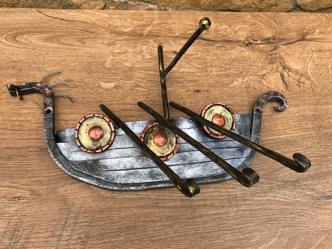 Viking Hanger Wall Hanger Viking Ship Wall Hook Wall Rack - Etsy
