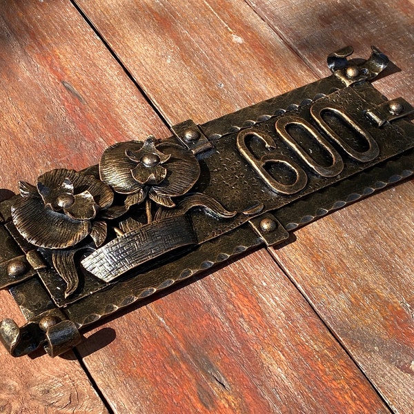 Iron Address Sign - Etsy