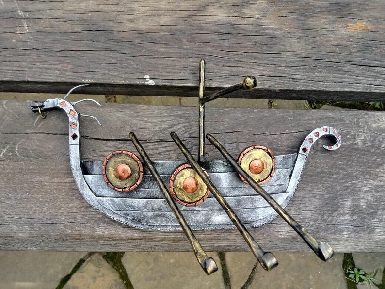 Viking Hanger Wall Hanger Viking Ship Wall Hook Wall Rack - Etsy