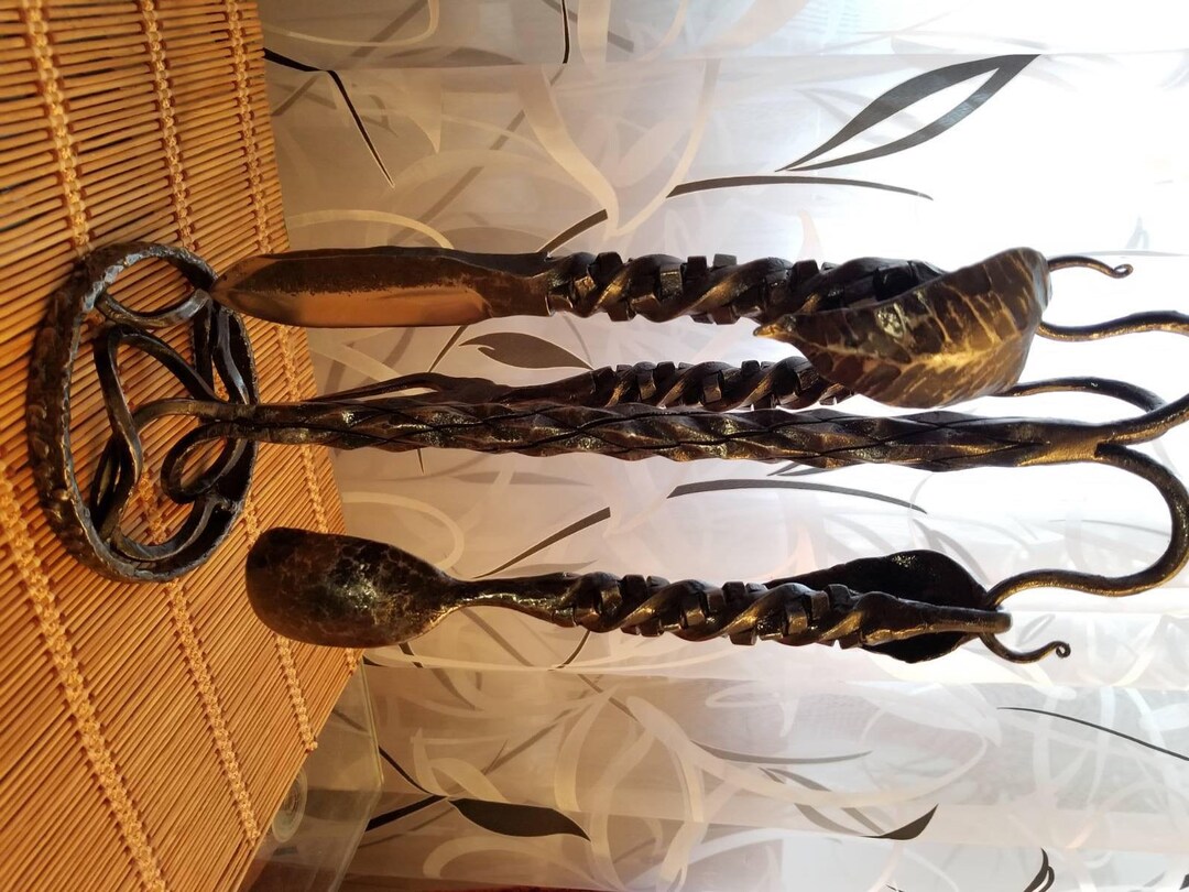 Spoon, Fork, Knife, Cutlery, Medieval, Castle Decor, Flatware, Fire ...
