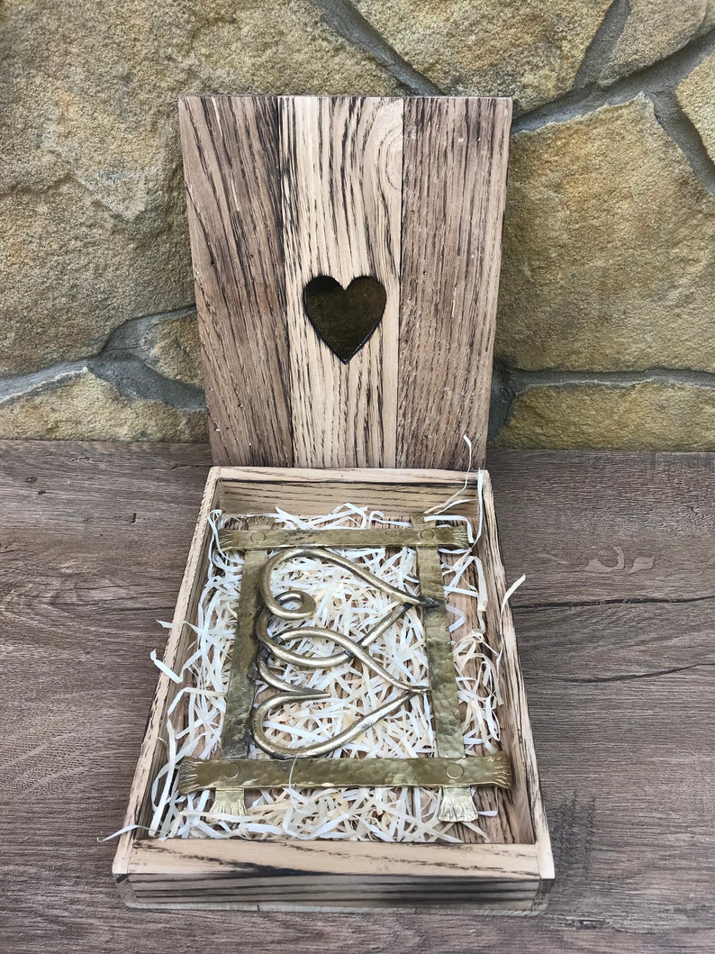 Bronze Gift Bronze Heart Bronze Frame Gift Box Bronze | Etsy