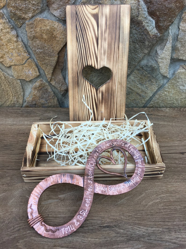 Copper Infinity Sign Copper Anniversary Gift 7 Year | Etsy