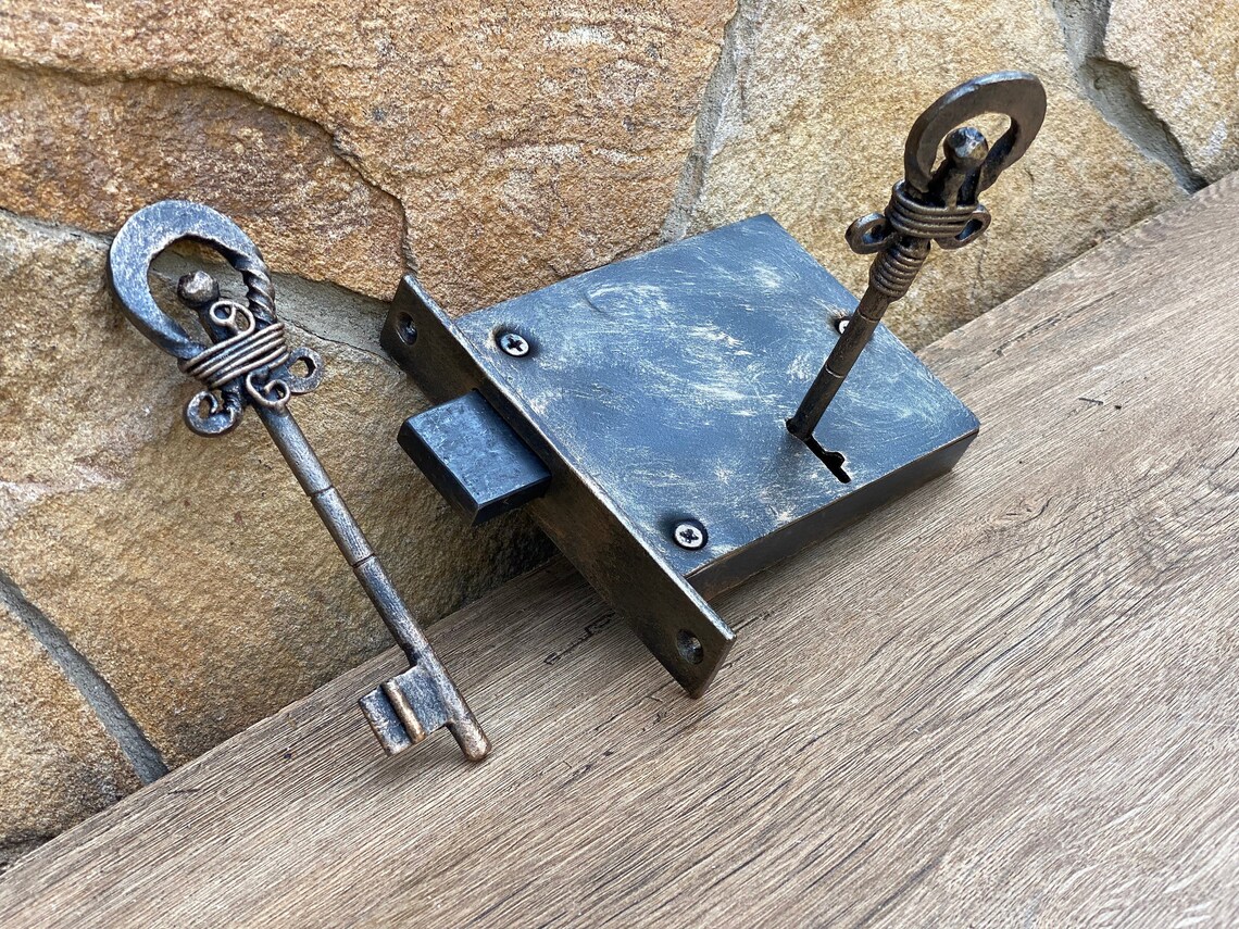 Medieval Lock Key Door Lock Medieval Door Hardware Lock - Etsy