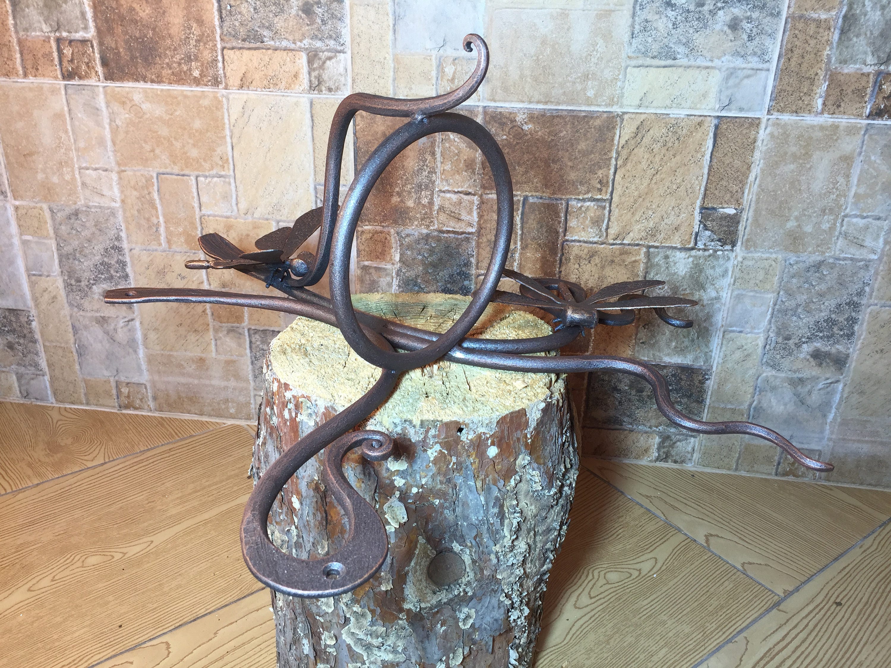 Wall planter iron plant stand flower pot holder stand pot | Etsy