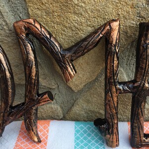 Iron Letters, Hand Forged Letters, Word Cutout, Last Name Cutout, Laser ...