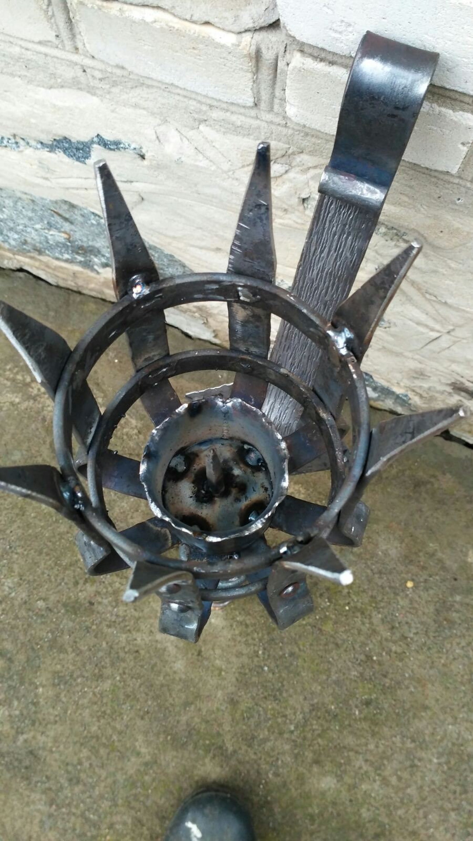 Fire torch wall torch medieval torch wedding decor wall | Etsy