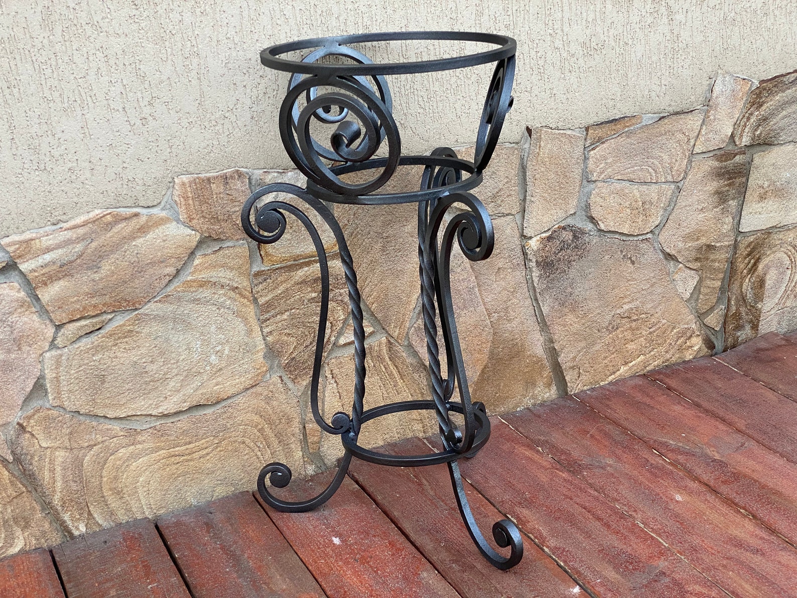 Plant Stand Floor Planter Garden Decor Iron Gift Gift for - Etsy