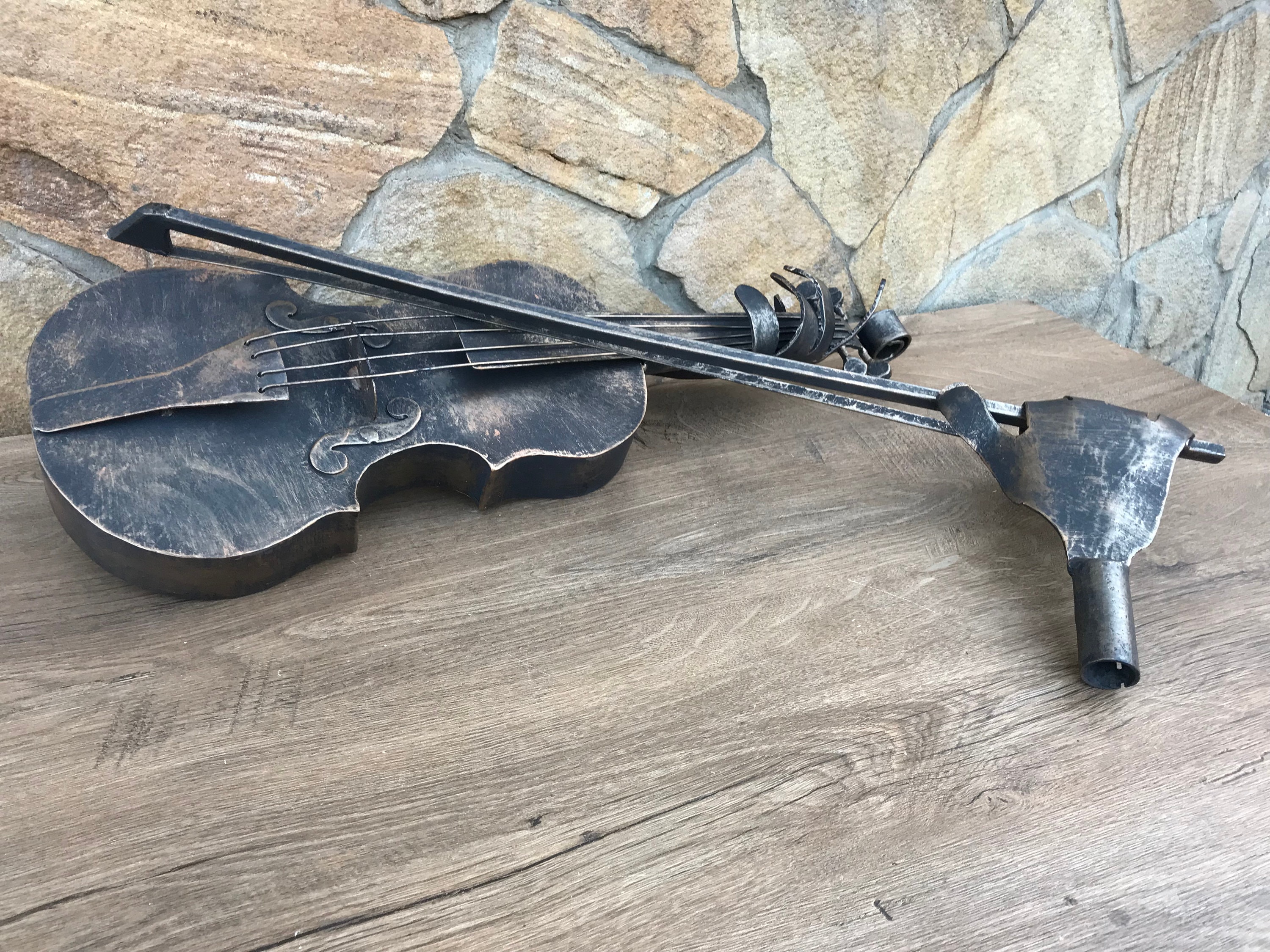 Hand Forged Violin Violin Music Gift for Musician Music | Etsy