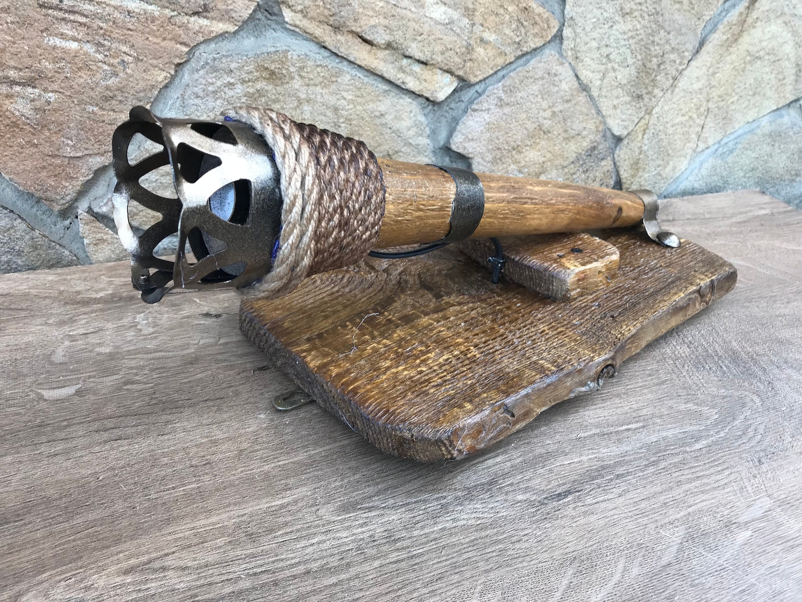 Wall Sconce Torch Viking Sconce Viking Light Castle - Etsy