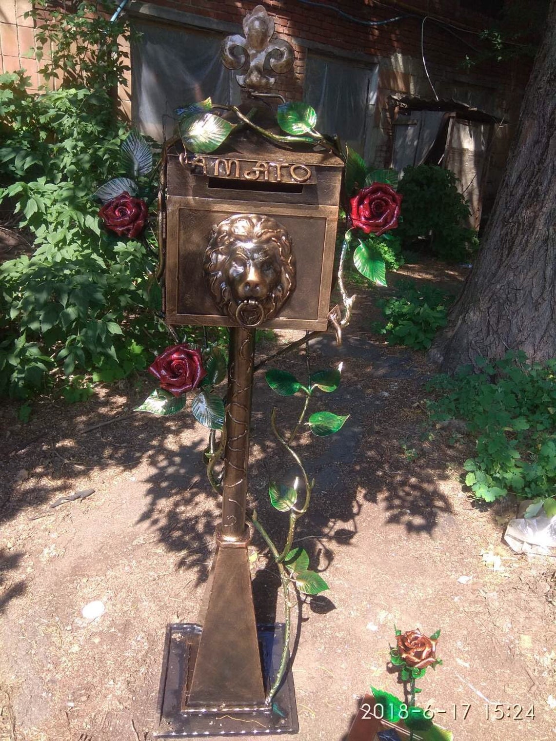 Mail Box Locking Box Mailbox Post Mailbox Post Box Letter - Etsy