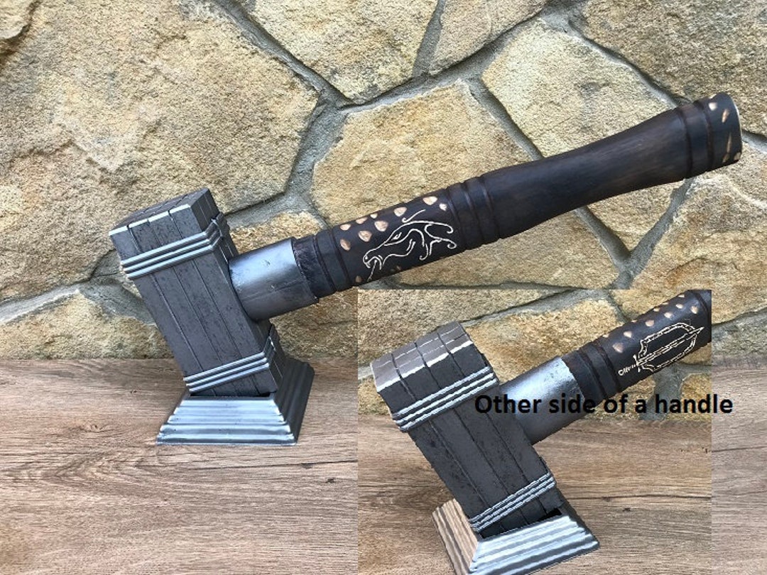 Hand Forged Hammer, Viking Axe, Thors Hammer, Decorative Hammer ...