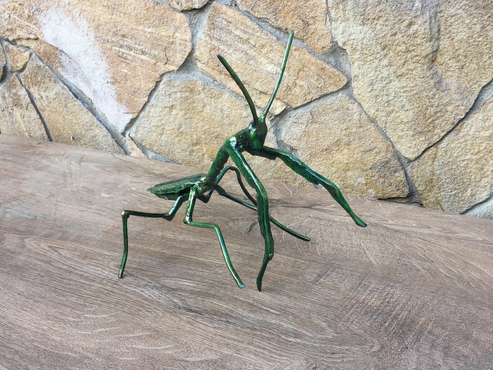 Hand forged mantis mantis figurine mantis sculpture mantis | Etsy