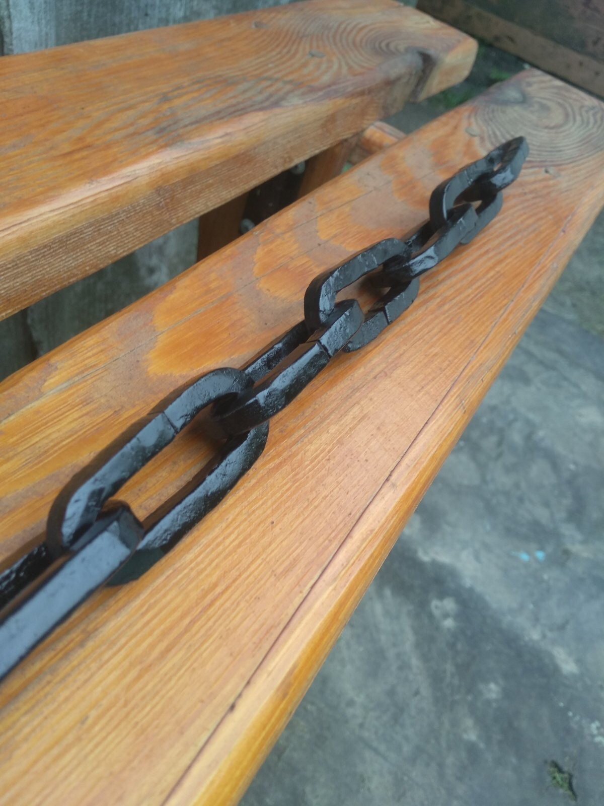 Chain Hand Forged Chain Medieval Metal Chain Plant Hanger | Etsy