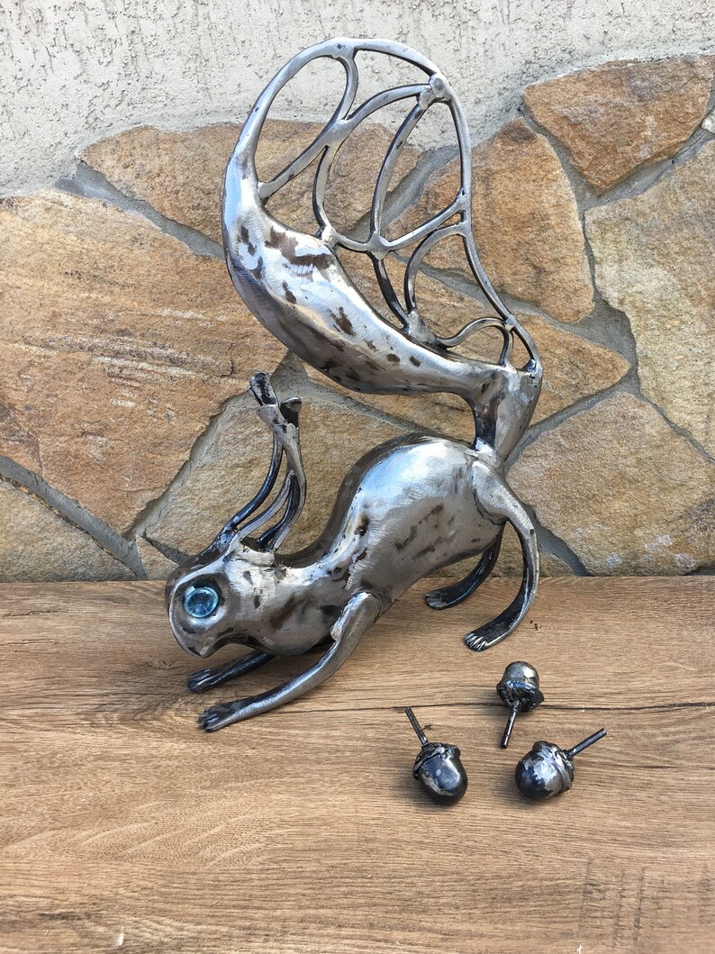 Hand Forged Squirrel Squirrel Amigurumi Metal Squirrel - Etsy