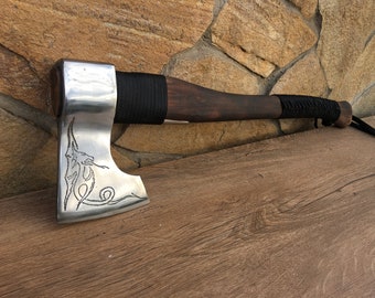 Runes Runic Axe Axe With Runes Personalized Runes Viking - Etsy