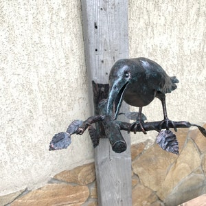 Crow, Iron Crow, Metal Sculpture, Metal Figurine, Art Object, Hand ...