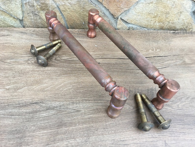 Copper Door Handle Barn Door Handle Door Handle Barn Door | Etsy