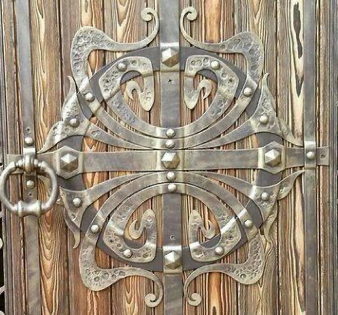 Door Decor, Medieval Door, Antique Door, Latch, Gate, Iron Gift ...