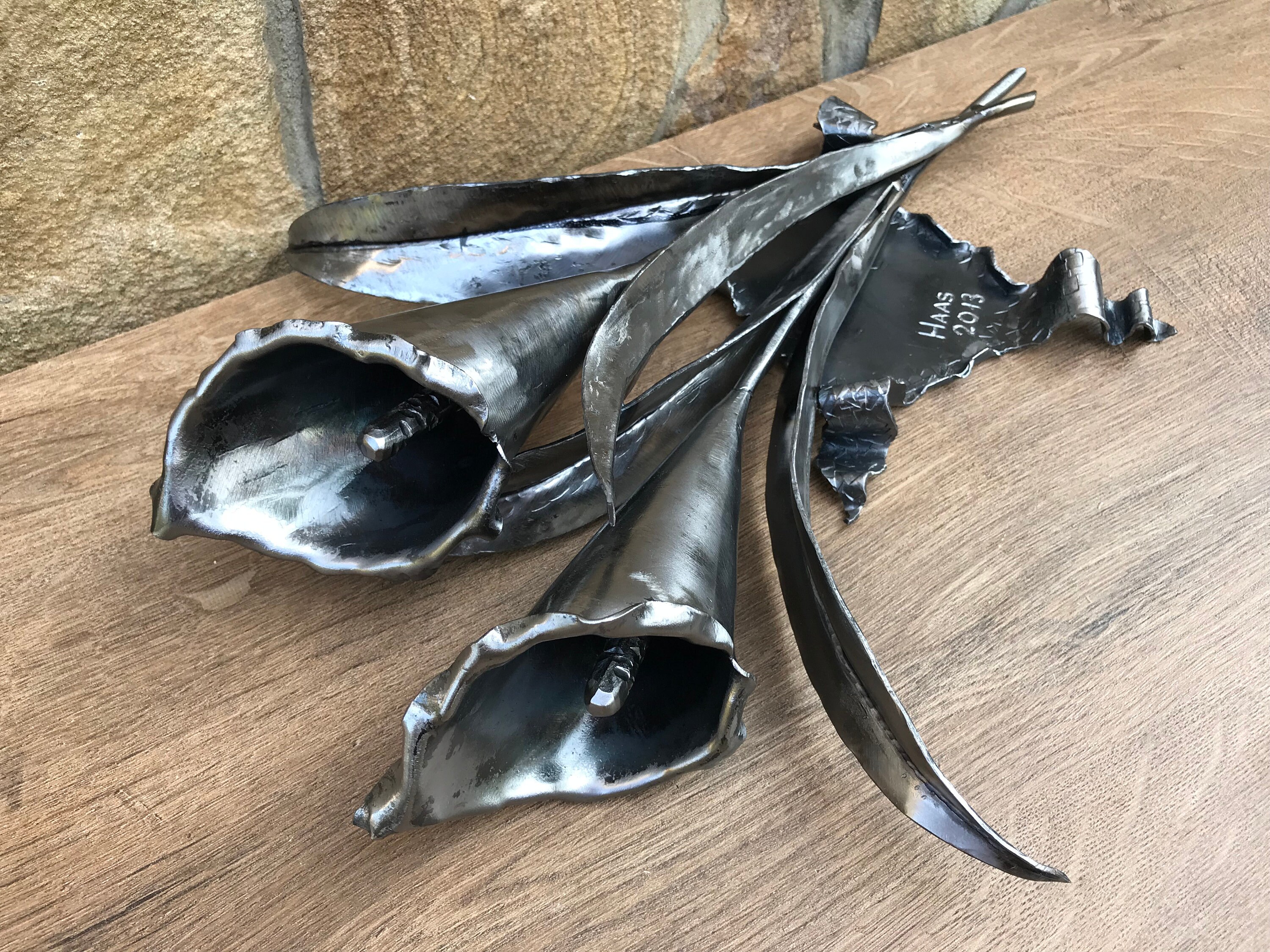 Calla Lily, Iron Flower, Iron Anniversary Gift, Christmas, 6th ...
