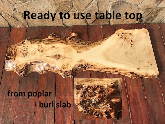 Live Edge Table Burl Table Natural Edge Slab Table Tree | Etsy