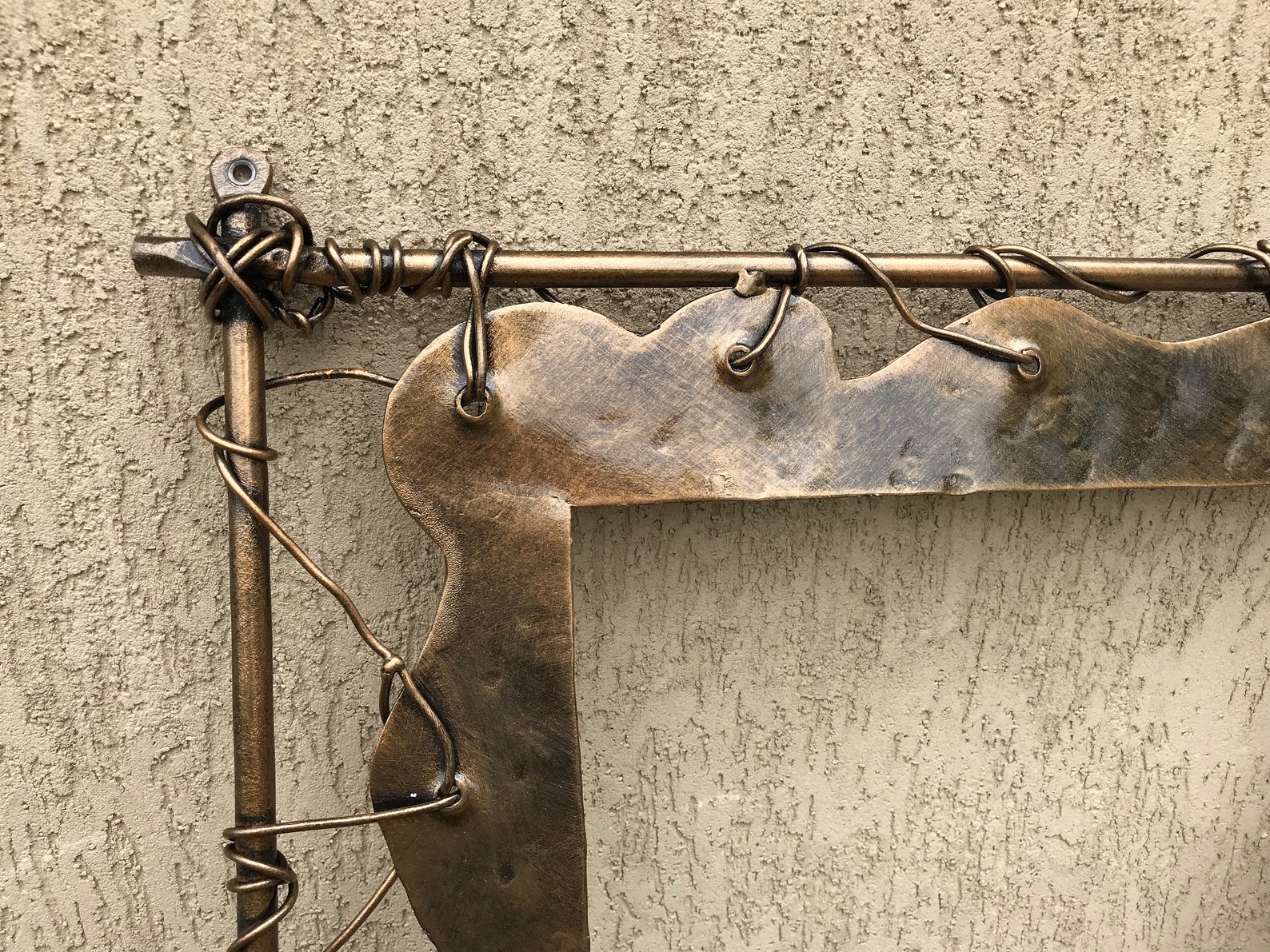 Mirror Frame Hand Forged Mirror Frame Hallway Mirror - Etsy