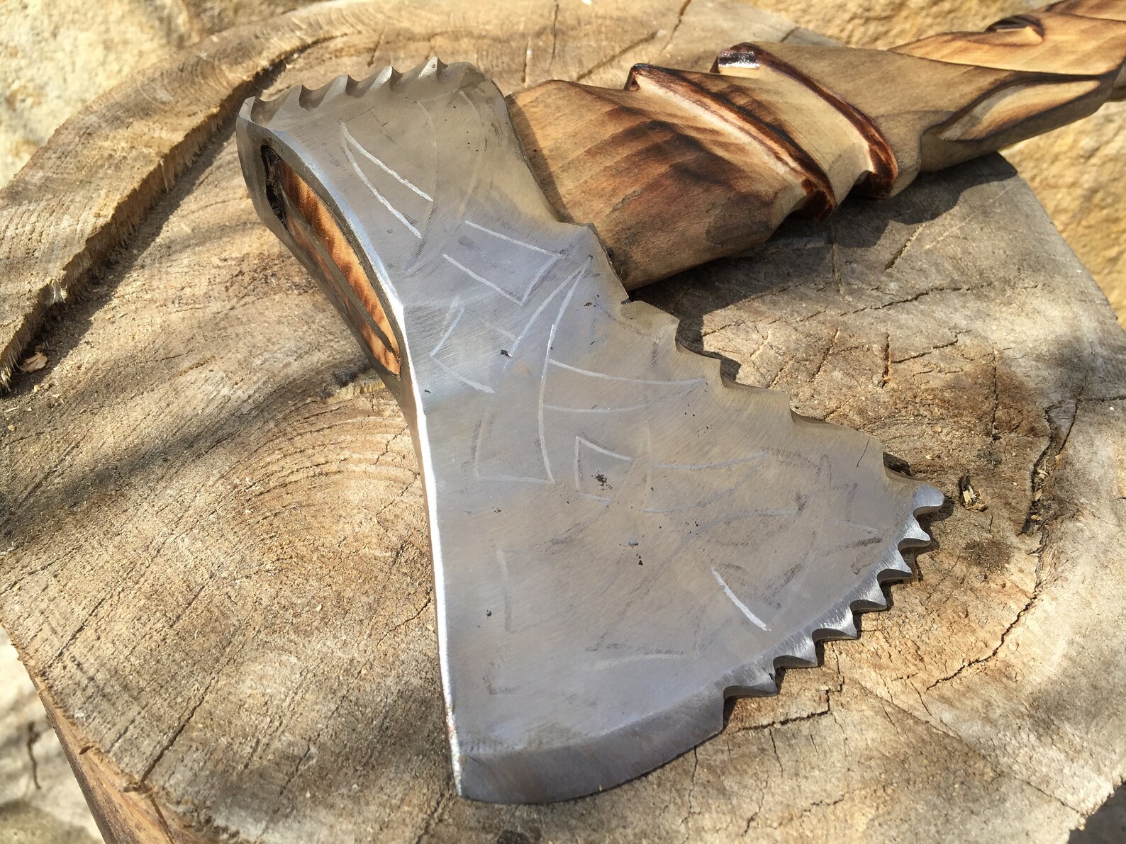 Viking Axe Carving Axe Carving Hatchet Axe Head Etching - Etsy