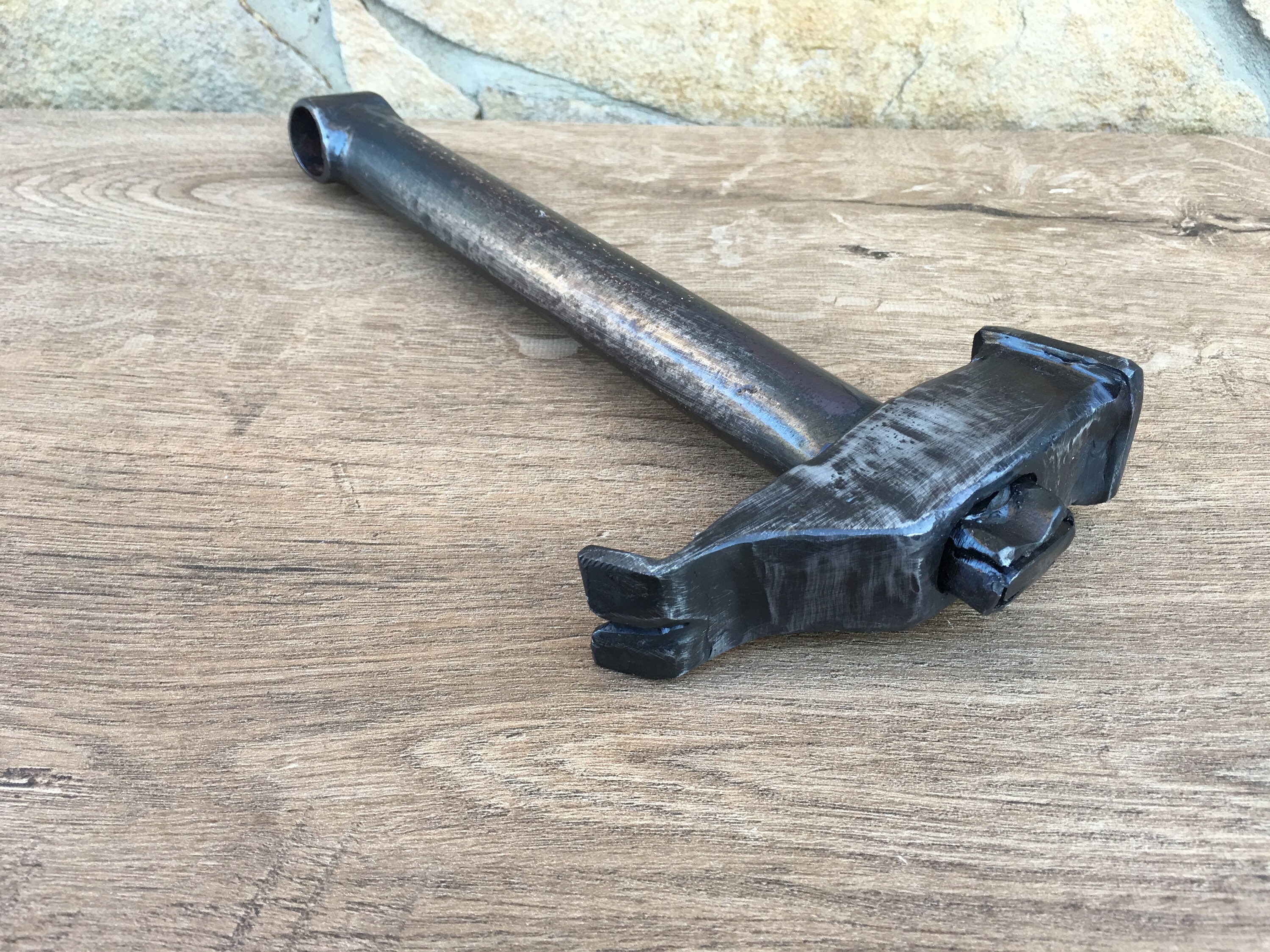 Hand Forged Hammer Claw Hammer Decorative Hammer Viking - Etsy