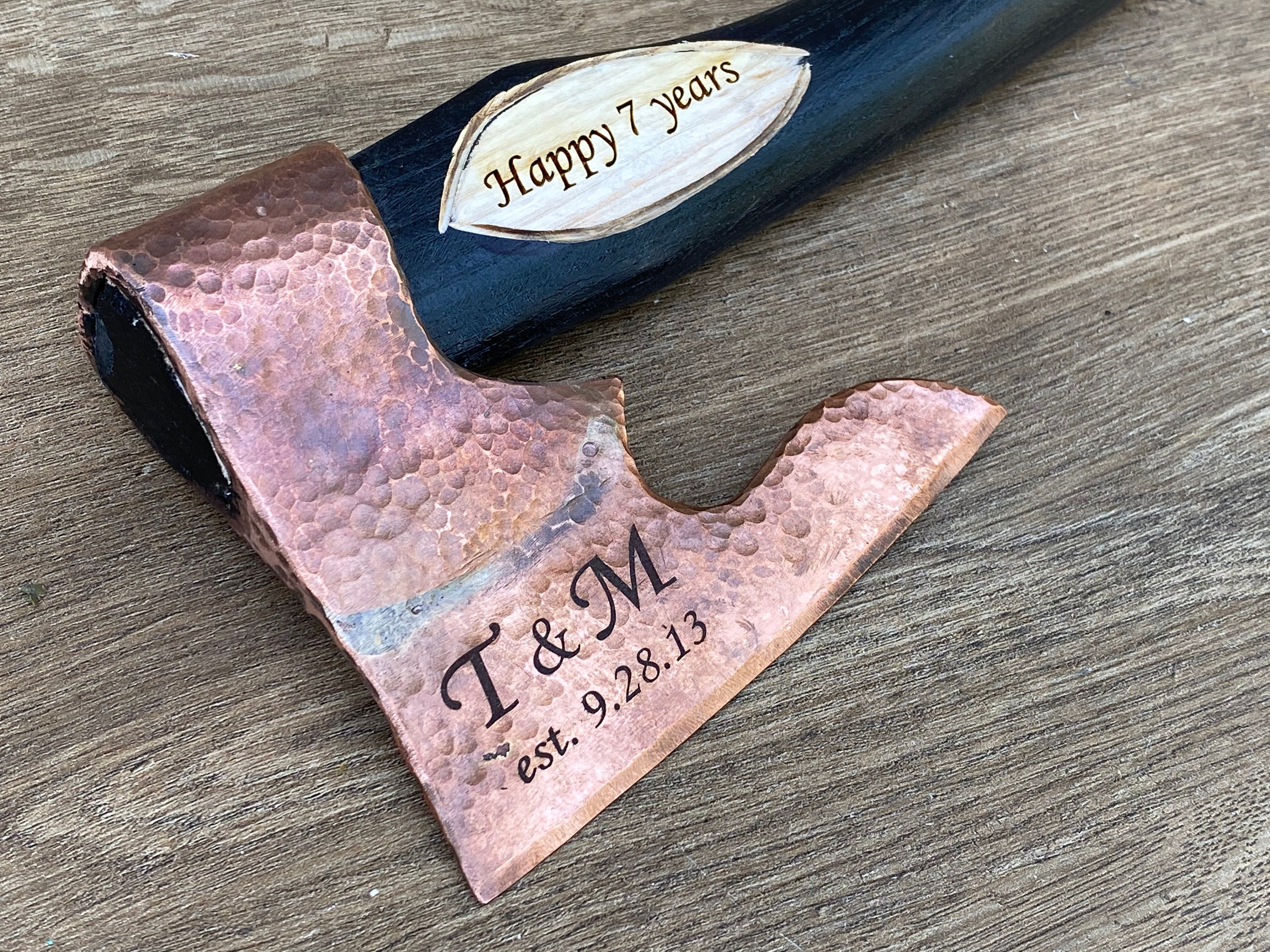 Copper Axe Axe From Copper 7th Anniversary Gift for Him | Etsy