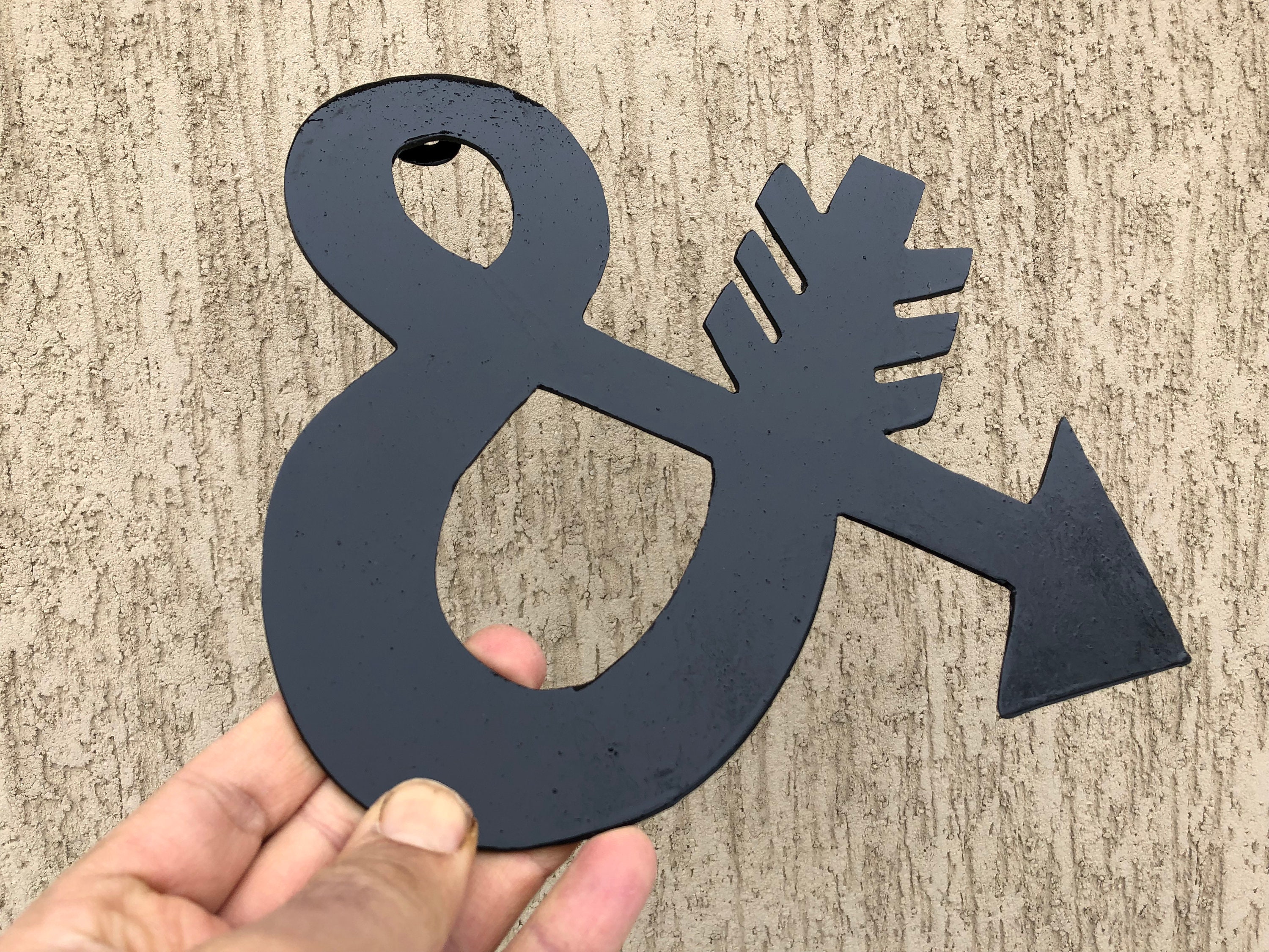 Ampersand Sign Signs Metal Sign Hand Forged Sign Iron | Etsy