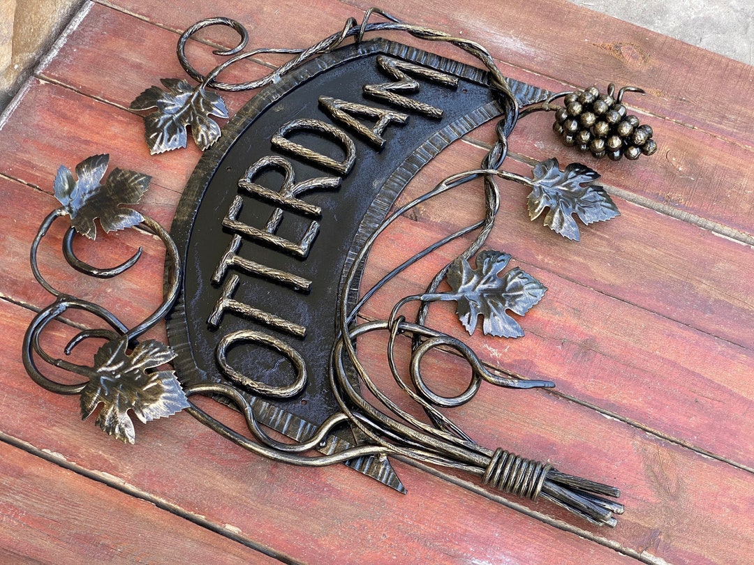 Plaque, Sign, Monogram, Family Sign, Street Sign, Vintage, Family Name ...