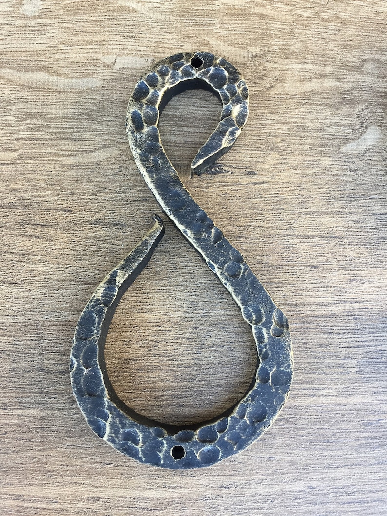 Iron Numbers Metal House Numbers Numbers and Letters - Etsy