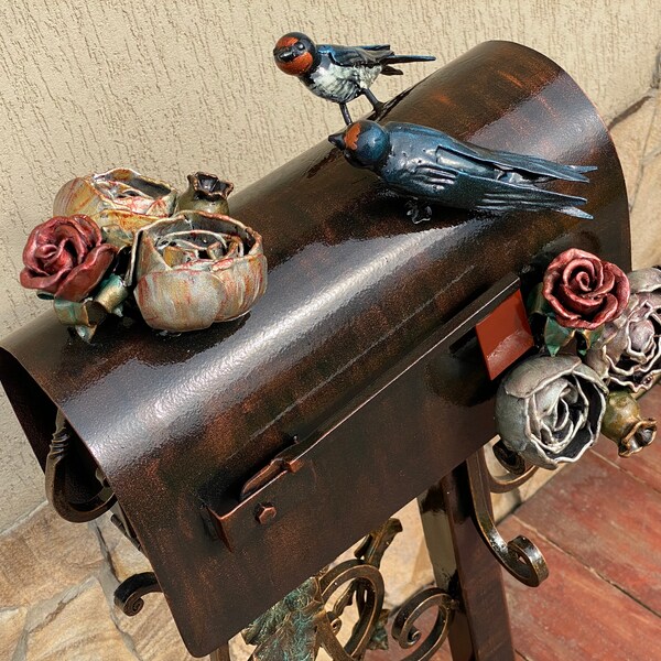 Iron Mailbox - Etsy