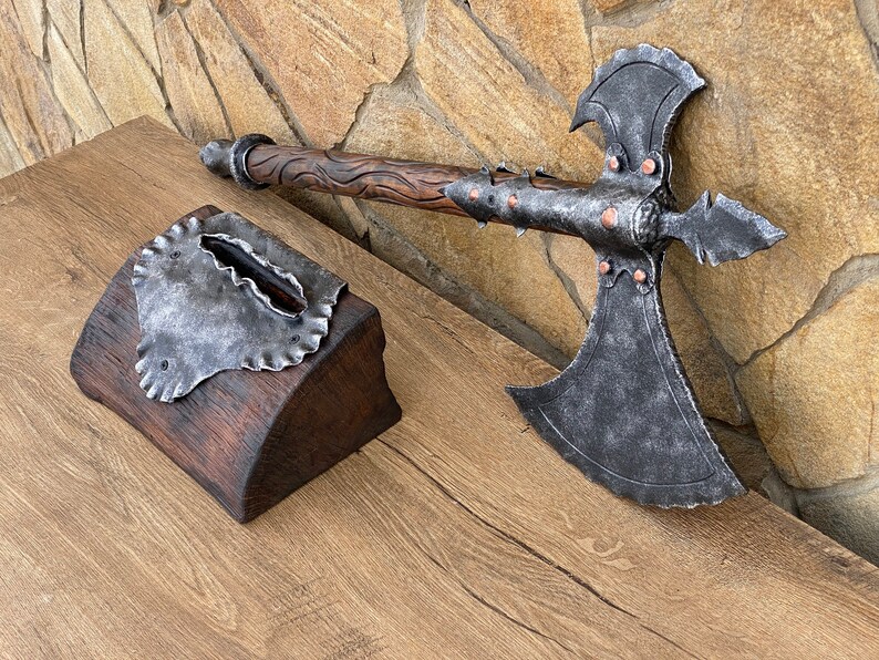 Medieval Axe Decorative Axe Viking Axe Hand Forged Axe | Etsy